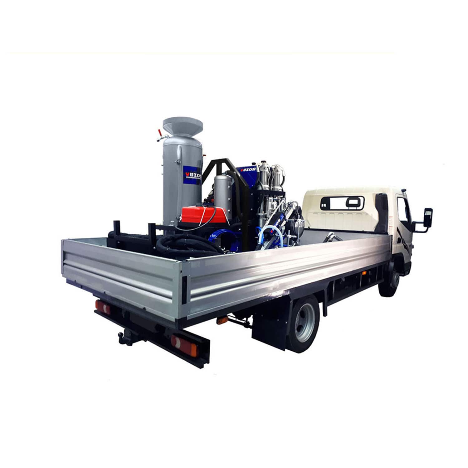 Road paint striping machine - ROADMASTER 10 - VEZOS - hydraulic / truck ...