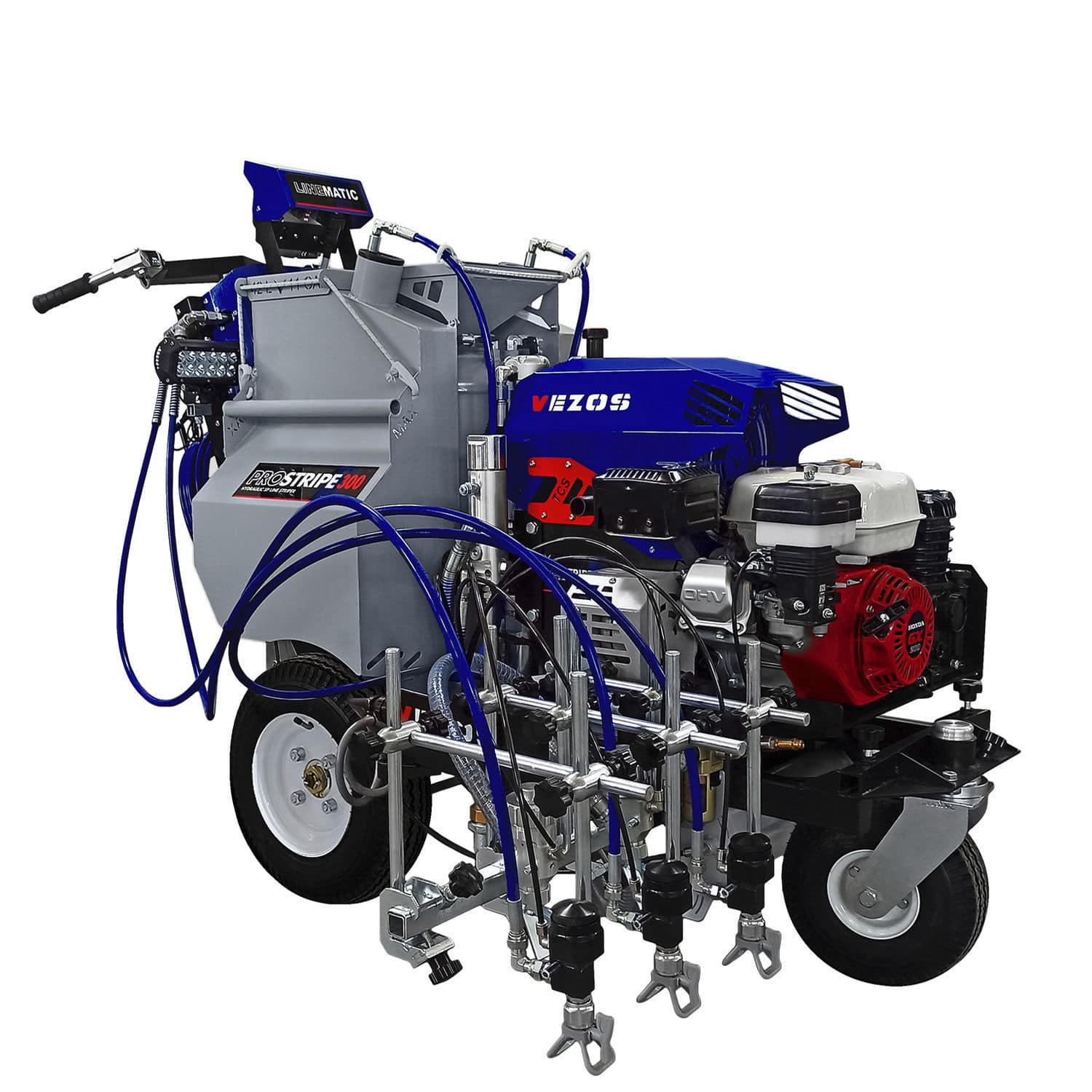 Road paint striping machine - PROSTRIPE 300 WB LINEMATIC - VEZOS ...