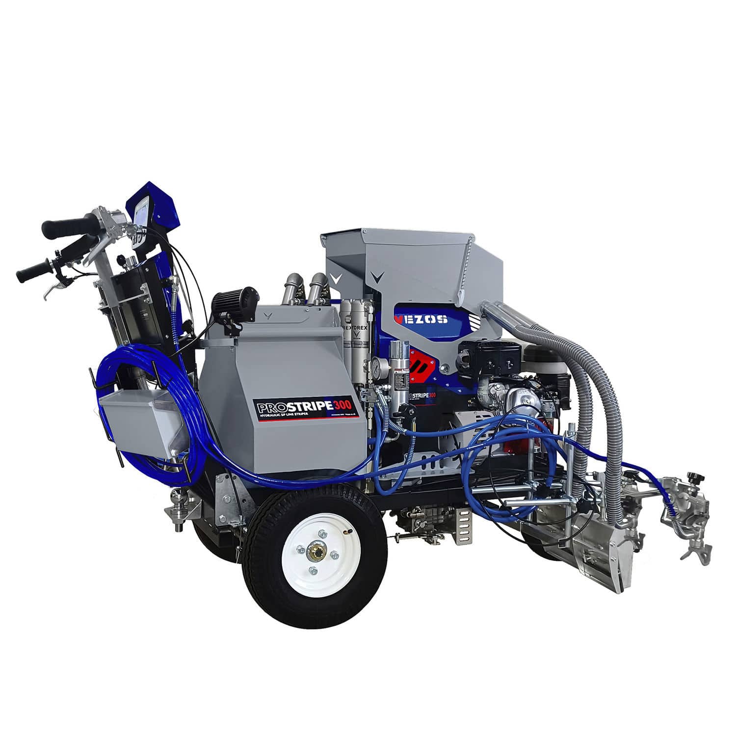Road paint striping machine - PROSTRIPE 300 SP DC COMPLETE - VEZOS ...