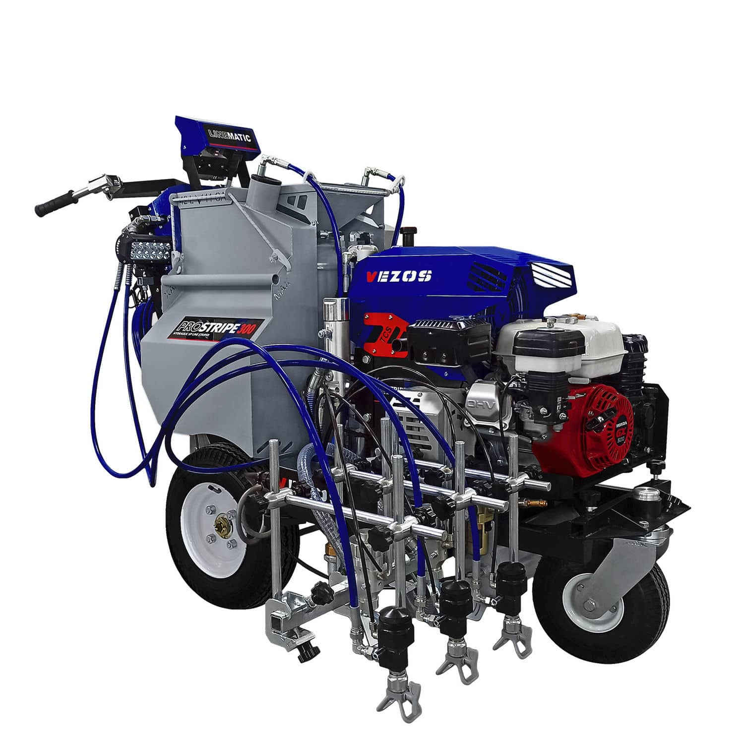 Hydraulic paint striping machine - PROSTRIPE 300 SP LINEMATIC - VEZOS ...
