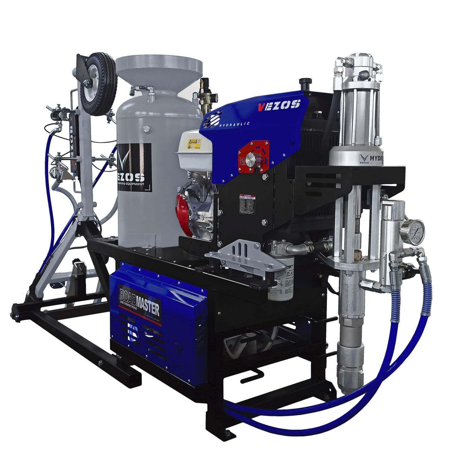 Hydraulic paint striping machine - ROADMASTER 3.5 - VEZOS - truck ...