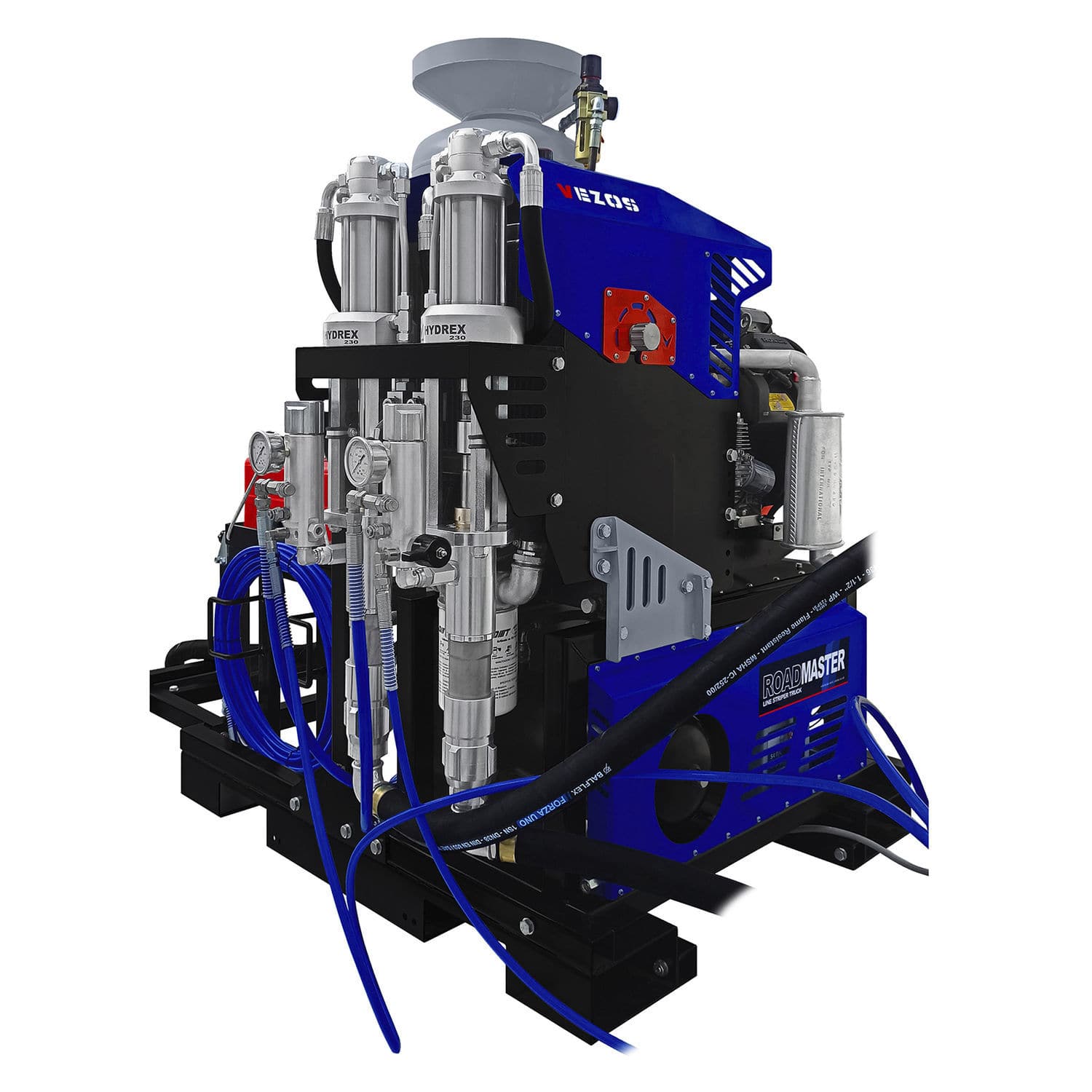 Road paint striping machine - ROADMASTER 5.0 - VEZOS - hydraulic ...