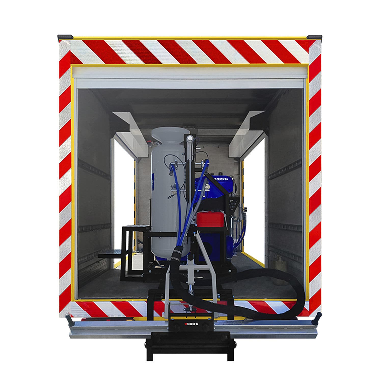 Road paint striping machine - ROADMASTER 5 - VEZOS - hydraulic / truck ...