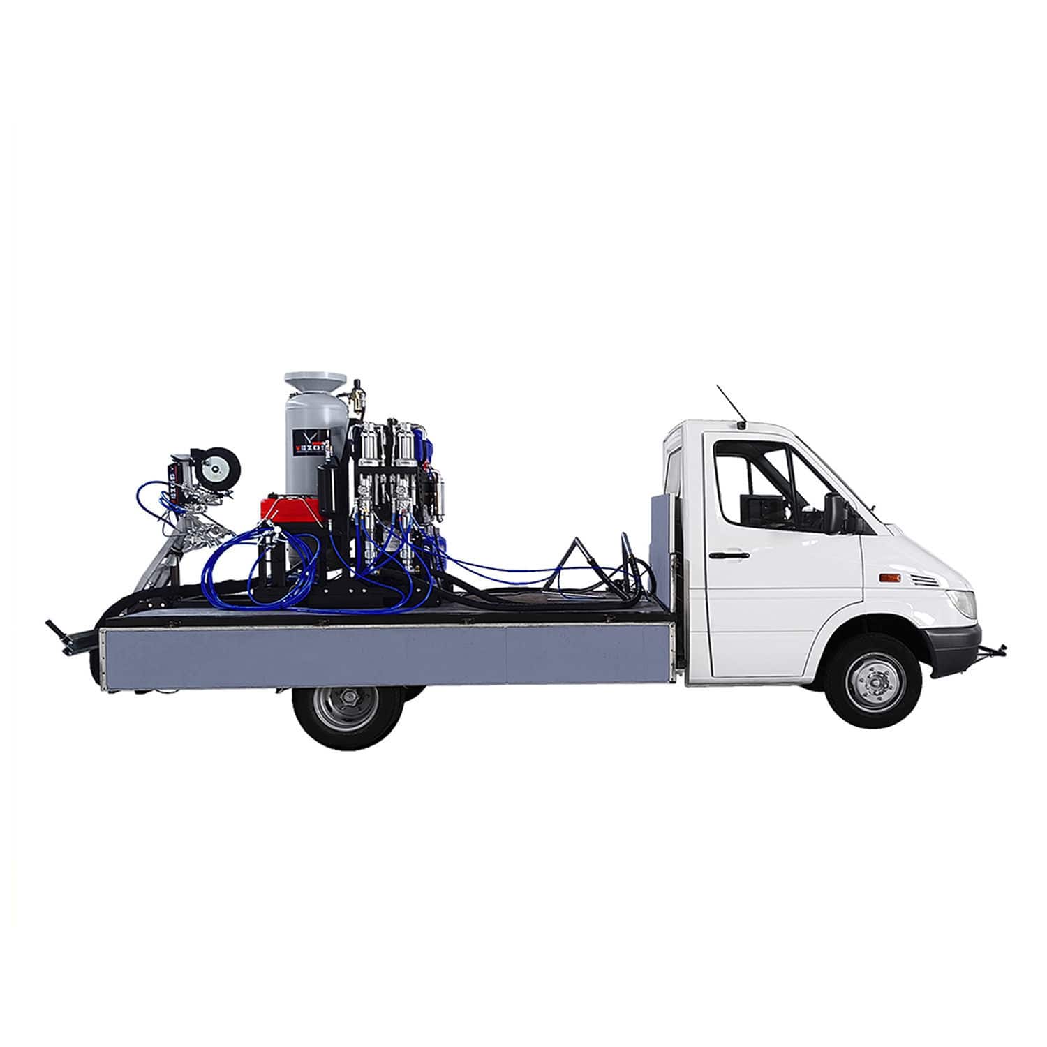 Road paint striping machine - ROADMASTER 5 - VEZOS - hydraulic