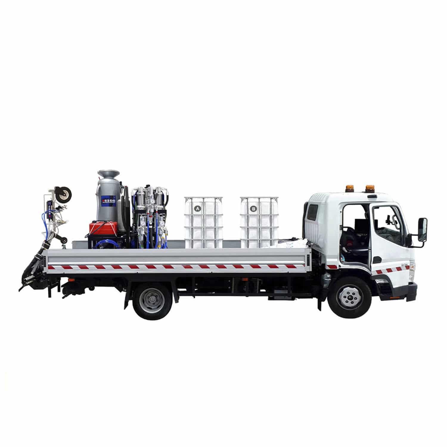 Road paint striping machine - ROADMASTER 10 - VEZOS - truck-mounted