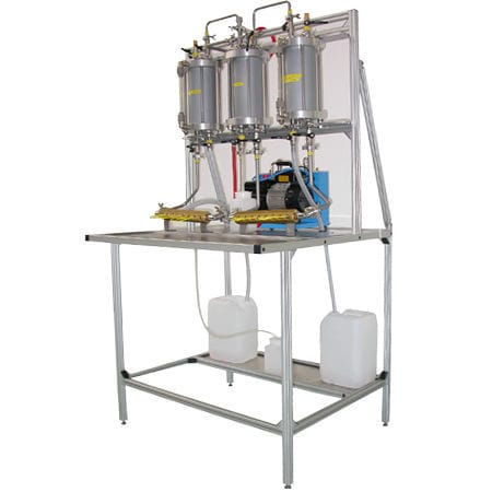 Pressure test bench - GIUSSANI SRL - calibration / filling capacity ...