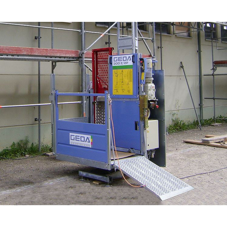 Single-mast mast climbing work platform - 300 Z/ZP - GEDA GmbH