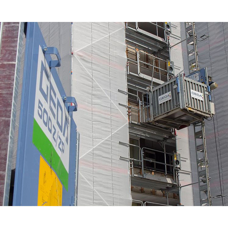 Single-mast mast climbing work platform - 500 Z/ZP - GEDA GmbH