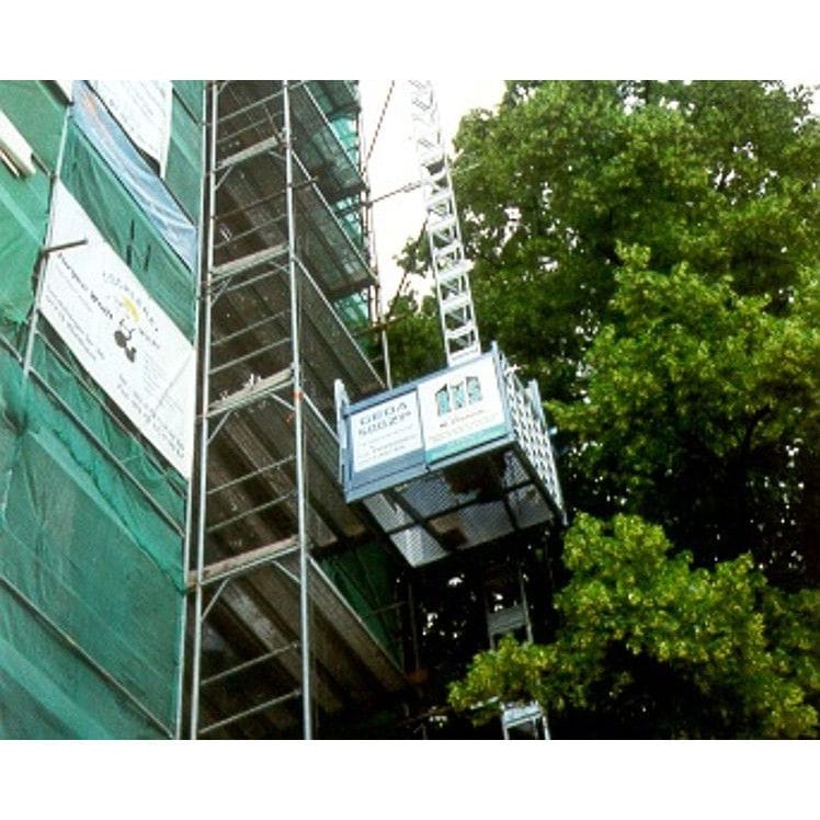 Single-mast mast climbing work platform - 500 Z DUO - GEDA GmbH