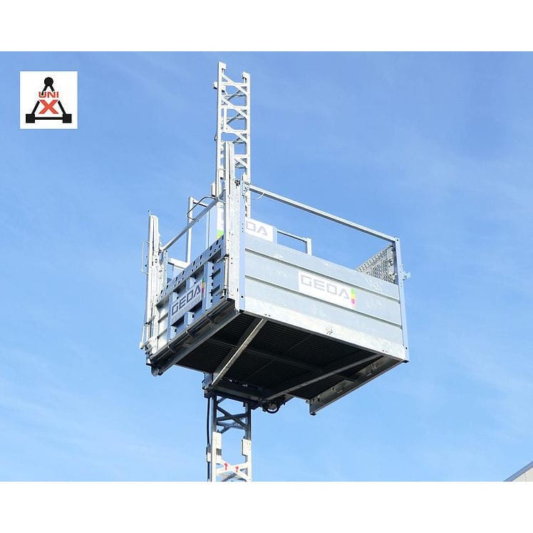 Single-mast mast climbing work platform - 500 Z F - GEDA GmbH
