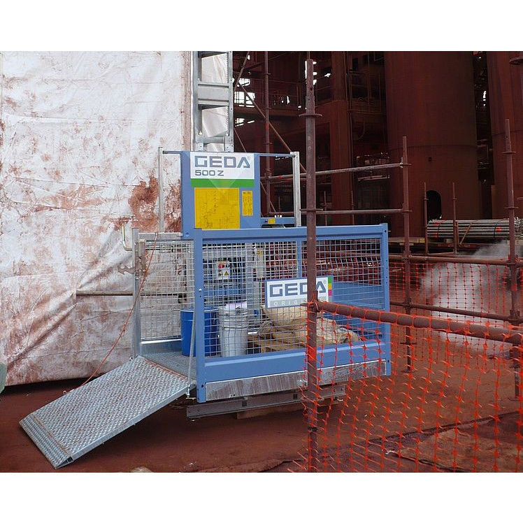 Single-mast mast climbing work platform - 500 Z - GEDA GmbH