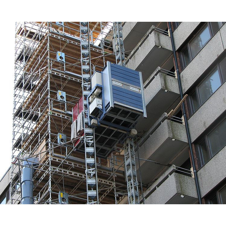 Twin-mast mast climbing work platform - MULTILIFT P18 - GEDA GmbH