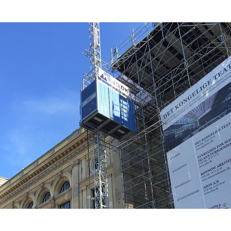 Single-mast mast climbing work platform - MULTILIFT P22 - GEDA GmbH