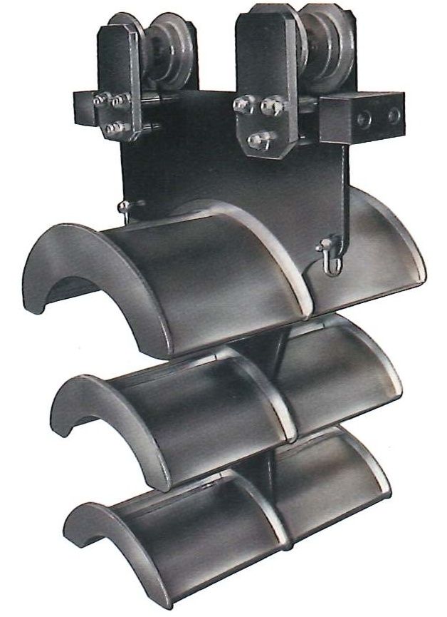 Round cable trolley - INP-IPE 140 - Sacchi Longo