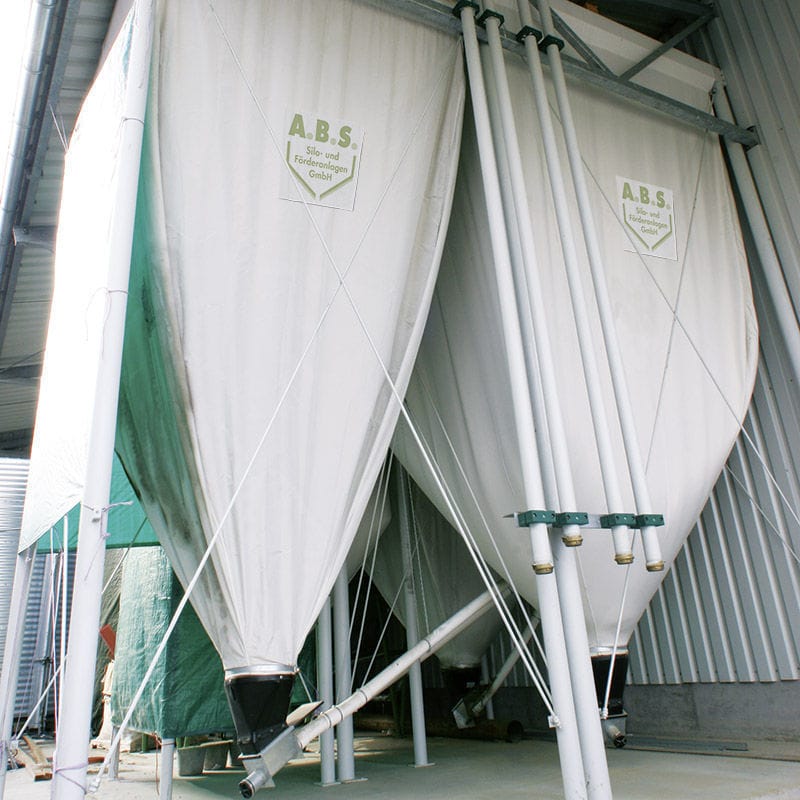 Flexible silo - A.B.S. Silo- und Förderanlagen - fabric / agriculture ...
