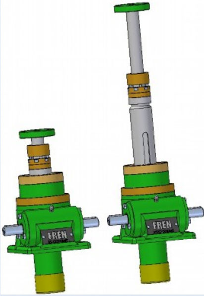 Telescopic screw jack - TSGLR - Enzfelder GmbH - metal