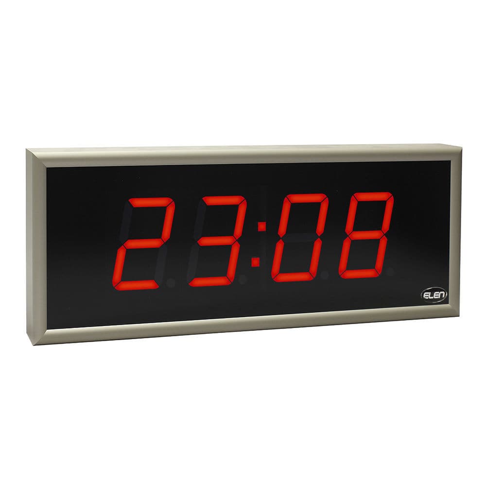 Wall-mounted clock - NDC 100/4 R L20 12DC USB - ELEN, s.r.o. - LED ...