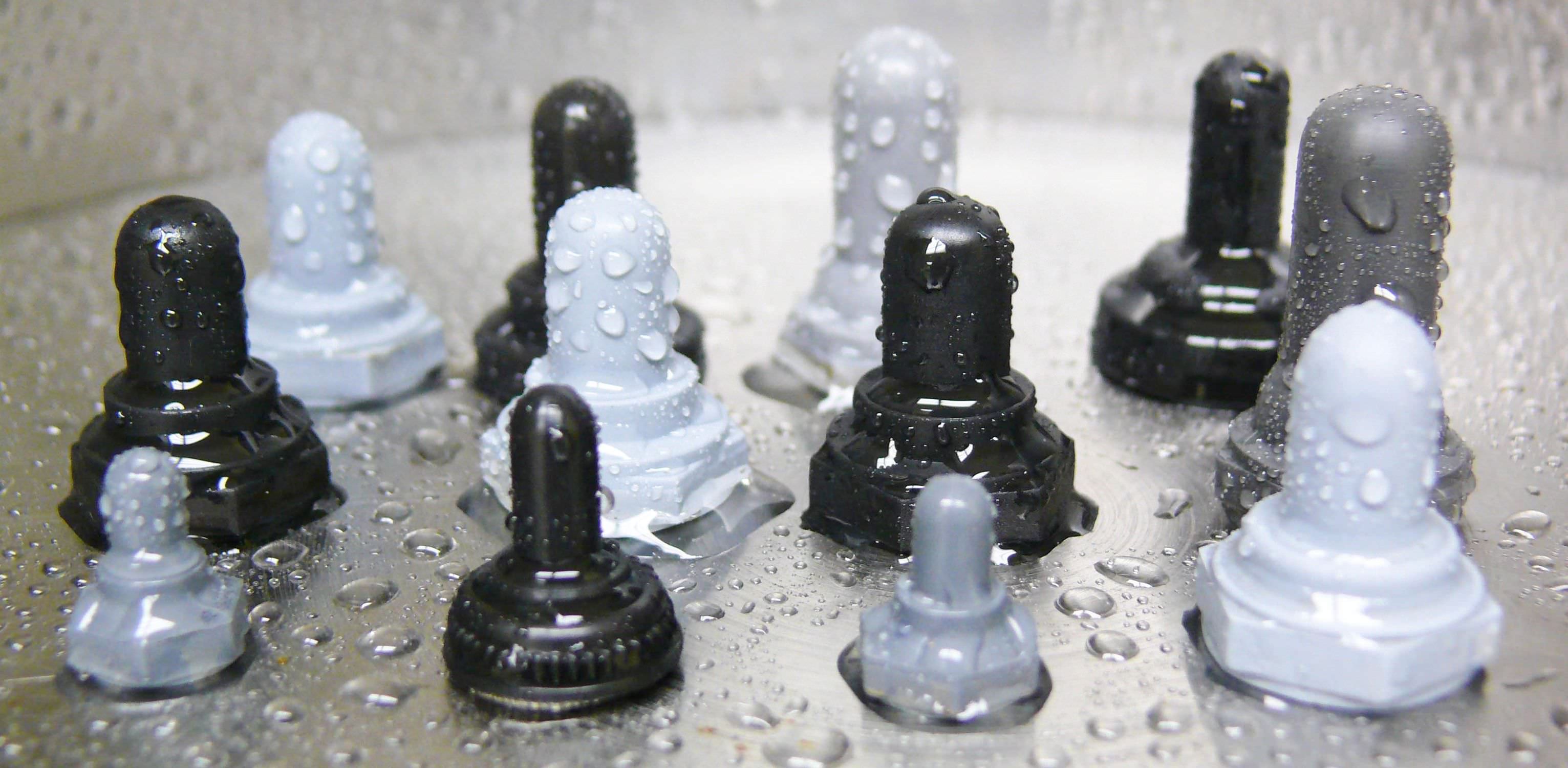 Lever switch sealing boot - ø 0.047 - 0.4" - ZaGO Manufacturing Co.