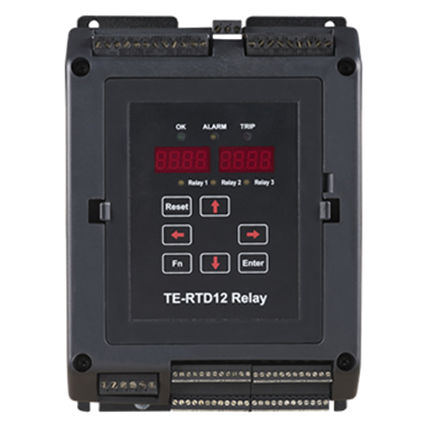 Temperature monitoring relay - TE-RTD12 - Motortronics - motor / DIN ...