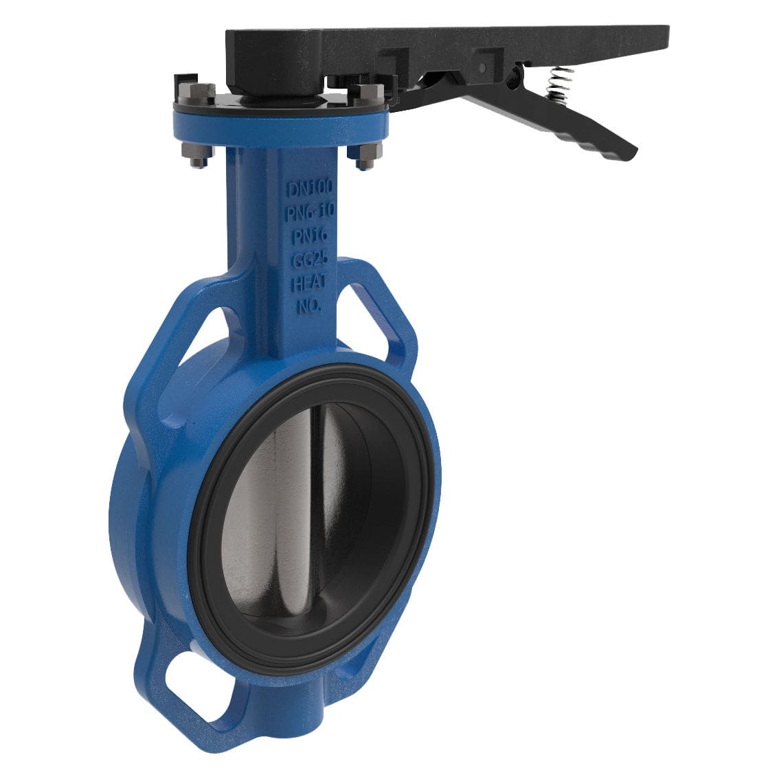 Butterfly valve - BV10NP - Belven nv - lever / soft-seat / ANSI
