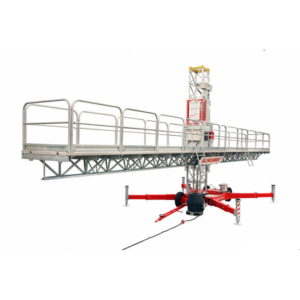 Single-mast mast climbing work platform - Monster SC8000 - Scanclimber Oy