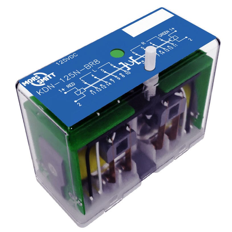 Latching relay - KDN-R8 - Mors Smitt BV - DC / PCB / DIN rail