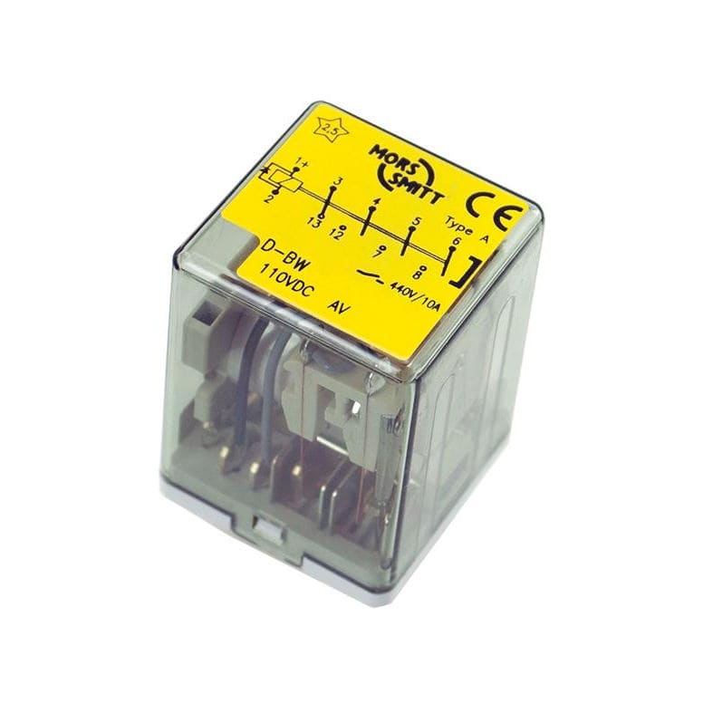 110VDC electromechanical relay - D-BW series - Mors Smitt BV - power ...