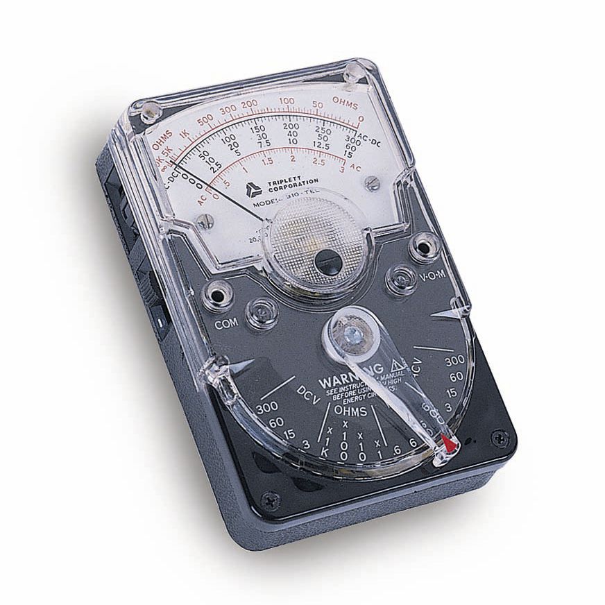 Analog multimeter - 310-TEL - Triplett - portable / 1200 V / industrial