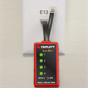 LAN network tester - Line-Bug™ 4 - Triplett - low-voltage cable