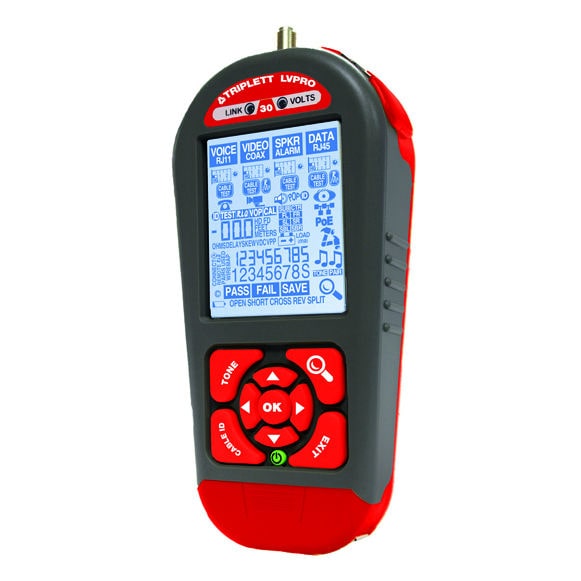 Cabling tester - LVPRO series - Triplett - voltage / impedance / portable