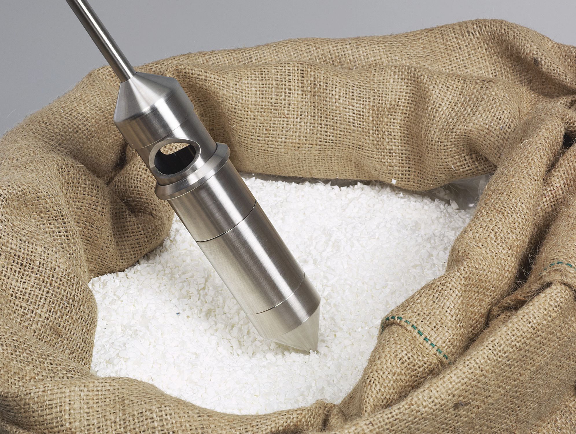 Bulk solids sampler / manual piston / stainless steel / portable ...