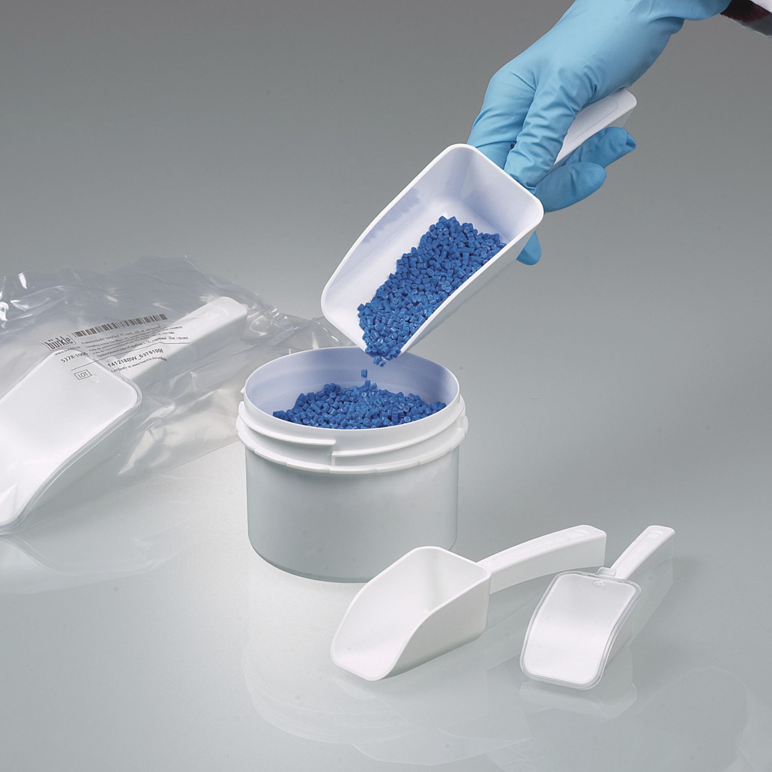 Single-use sample scoop - 5378 series - Bürkle