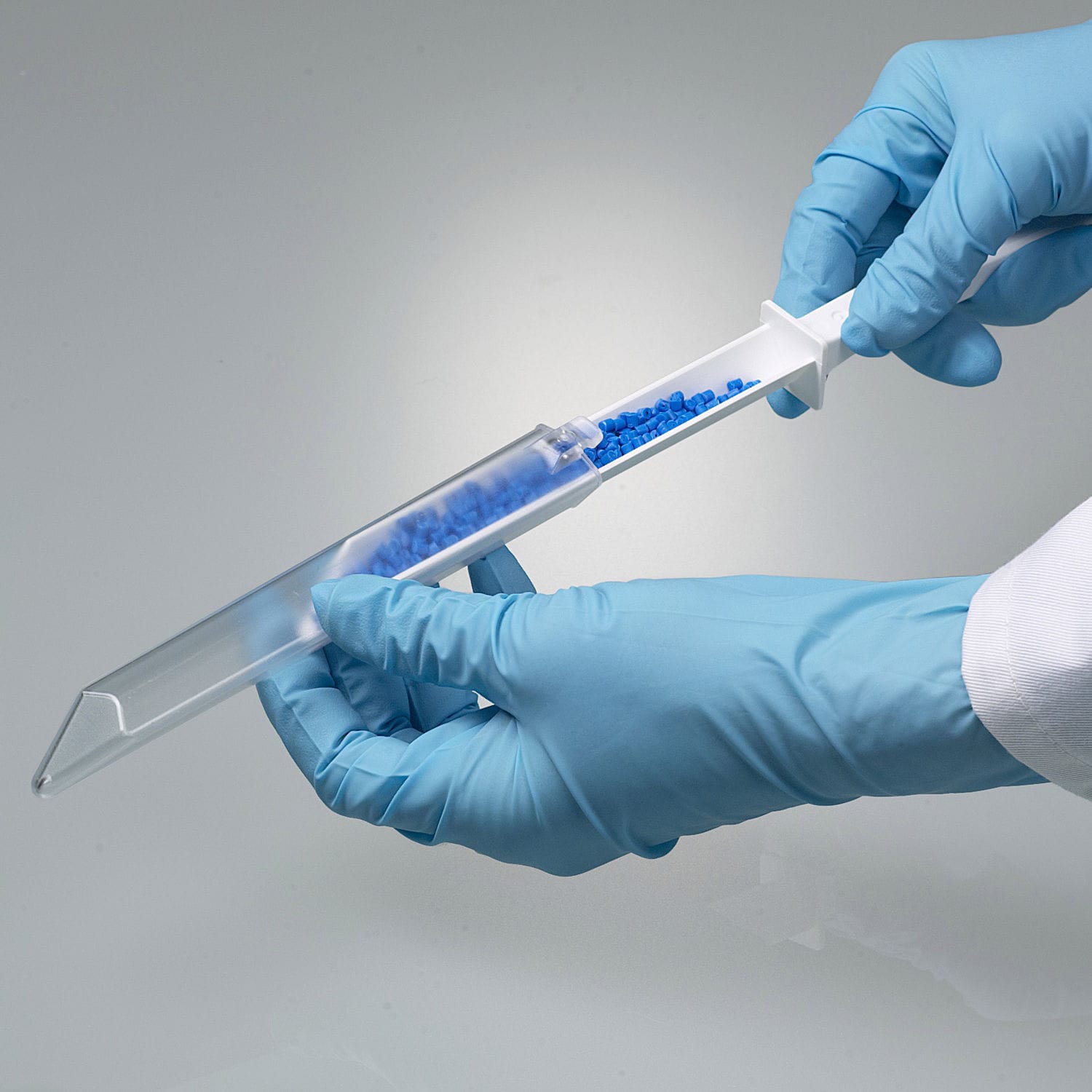 Spatula sampler - 5378 series - Bürkle - powder / for granule / bulk solids