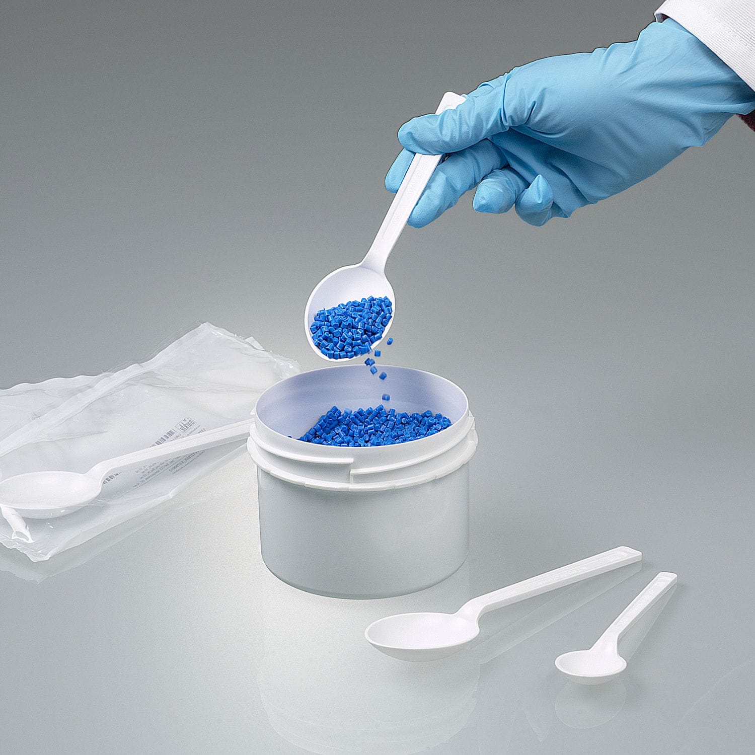 Scoop sampler - 5378 series - Bürkle - powder / for solids / low-volume