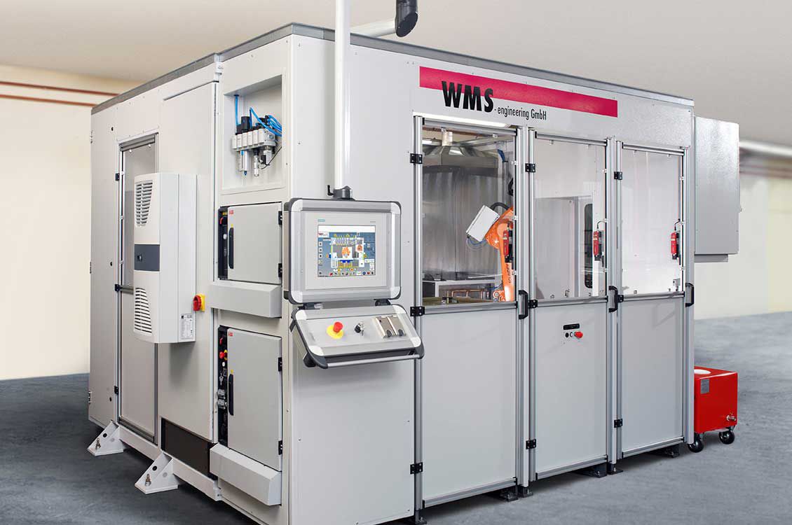 Robotic deburring cell - W30 Twin - WMS-engineering Werkzeuge-Maschinen ...