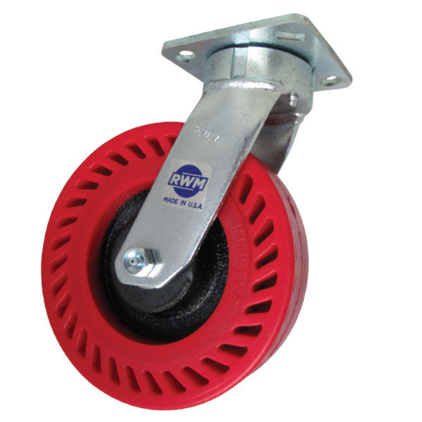 Swivel caster - 65 - RWM Casters - base plate / with ball bearing ...