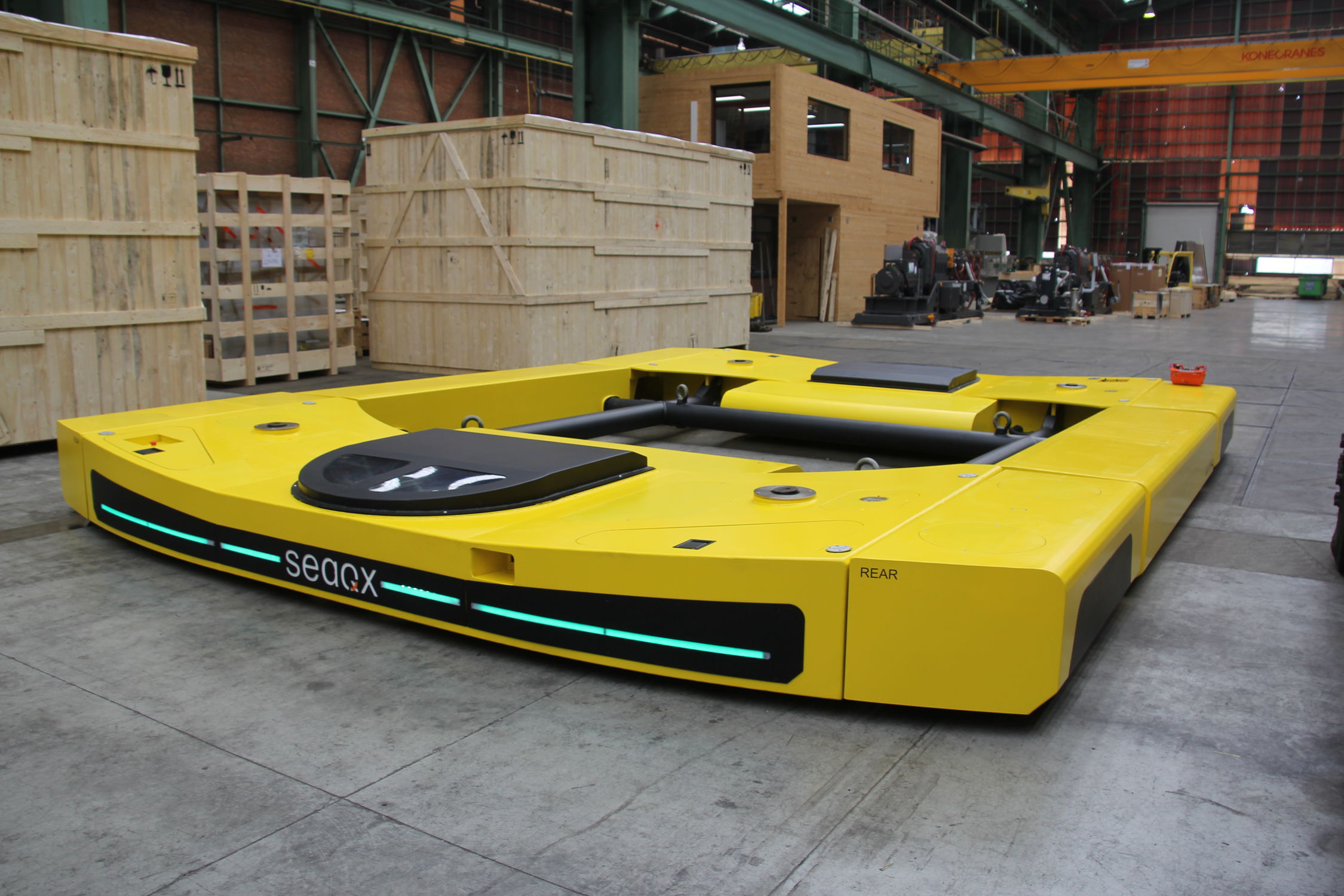 Handling AGV - OMNI 60TONS - Seaqx NV - for heavy loads / electric