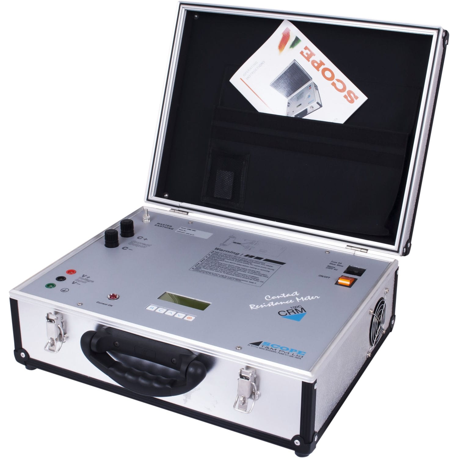 Digital microhmmeter - CRM 100C - SCOPE T&M Pvt. Ltd. - portable / low ...