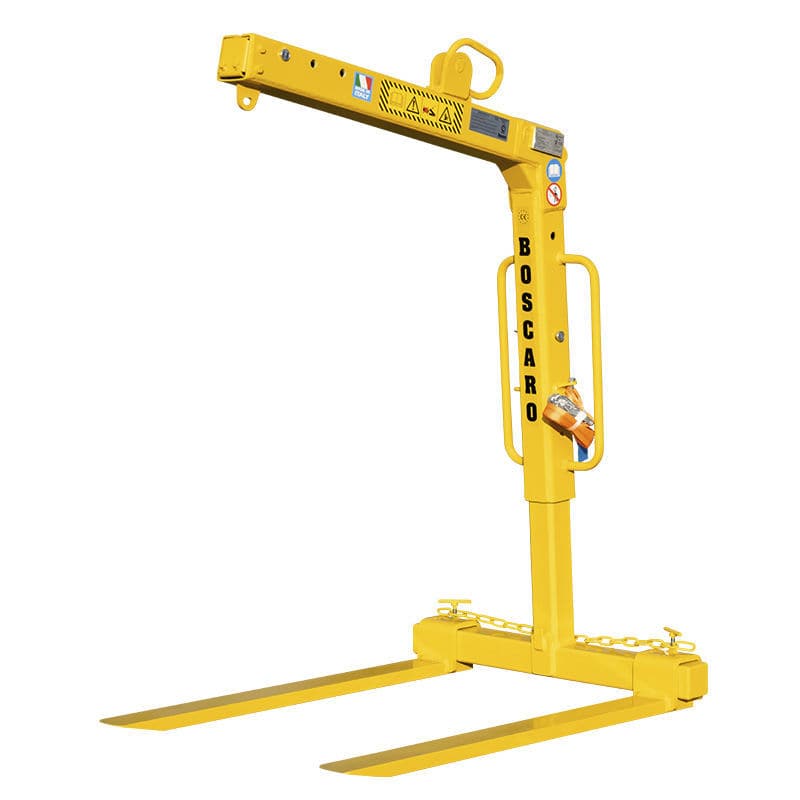 Telescopic fork - MBRA-E series - Boscaro s.r.l. - for cranes / for ...