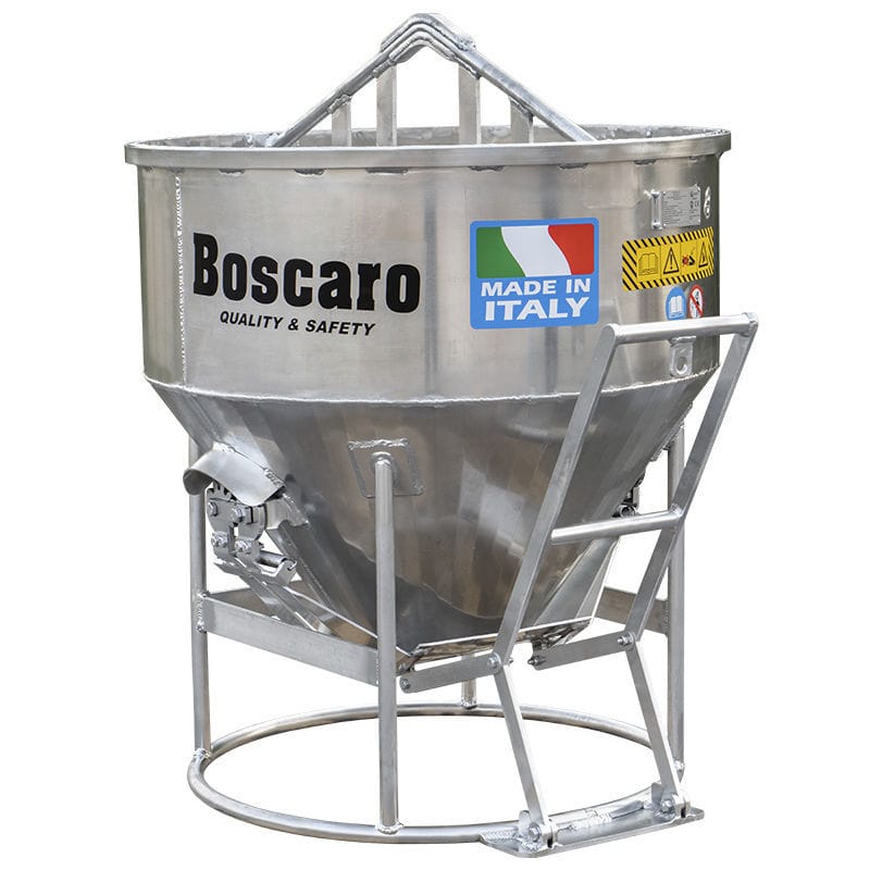 Conical concrete skip - C-NALU - Boscaro s.r.l. - aluminum