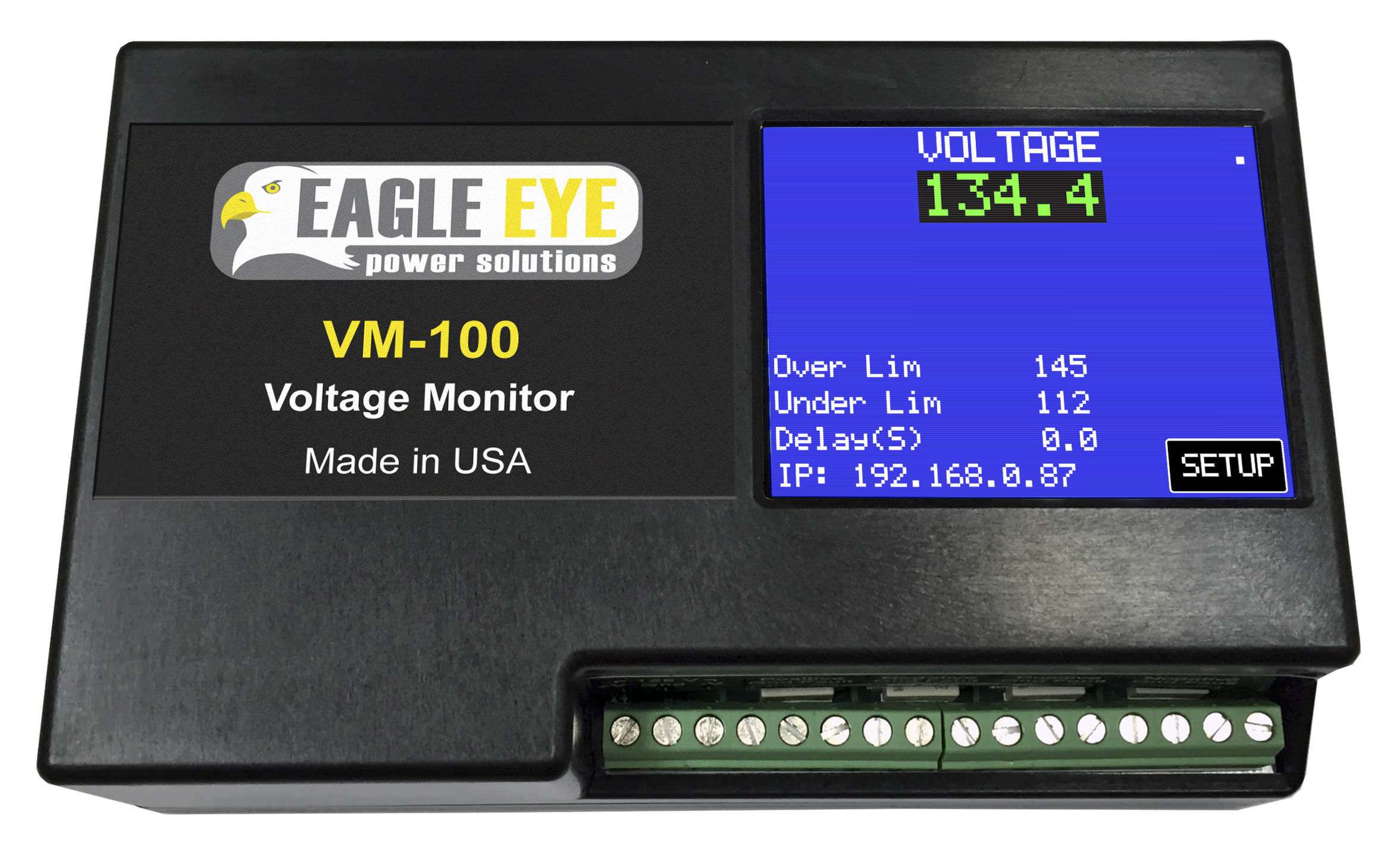 Voltage battery monitor - 24, 48, 125, 250 V | VM-100 - Eagle Eye Power ...