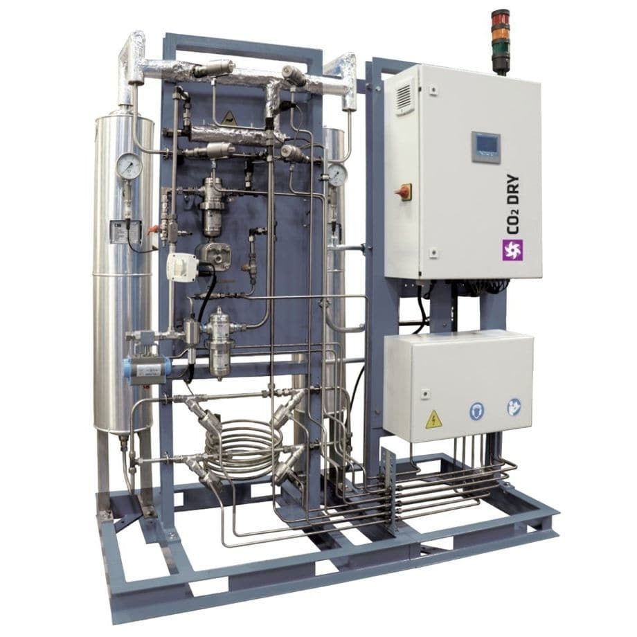 Adsorption with heat compressed CO2 dryer - OMEGA AIR d.o.o. Ljubljana