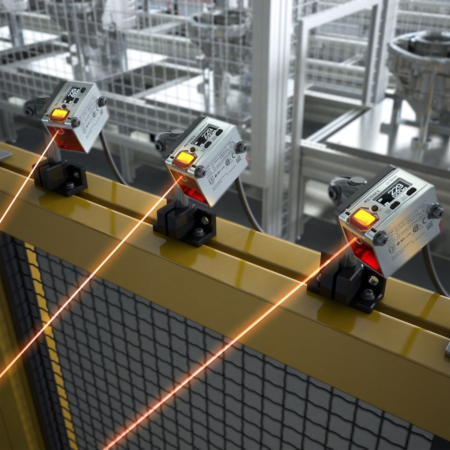 Time-of-flight laser distance sensor - LR-T series - Keyence - robust