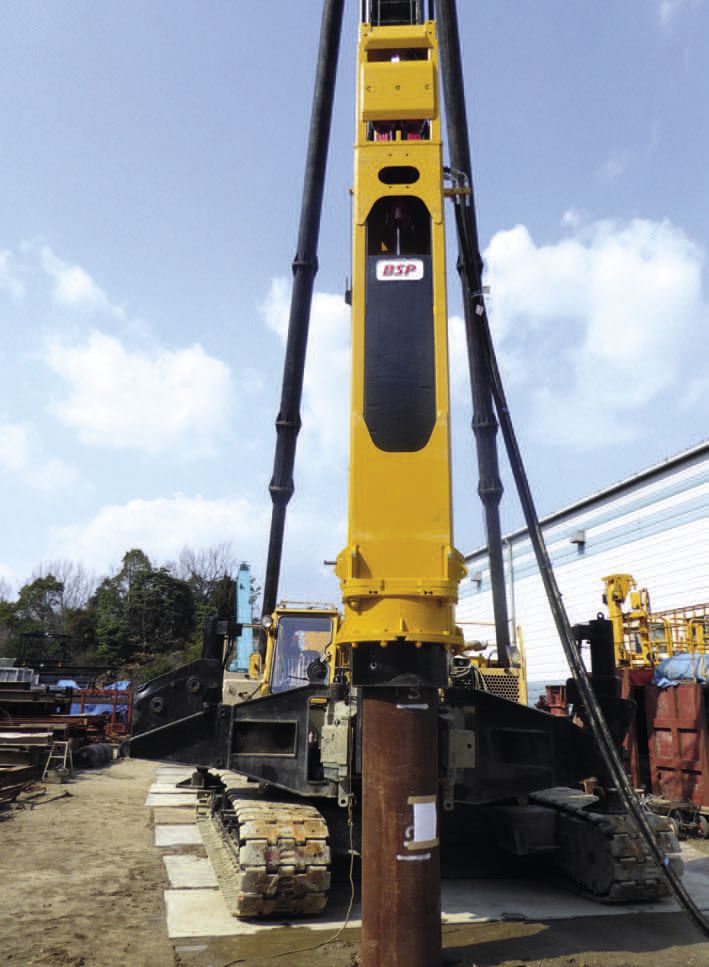 Hydraulic pile-driving hammer - CX50, CX60, CX85, CX110, CXL140 - BSP ...