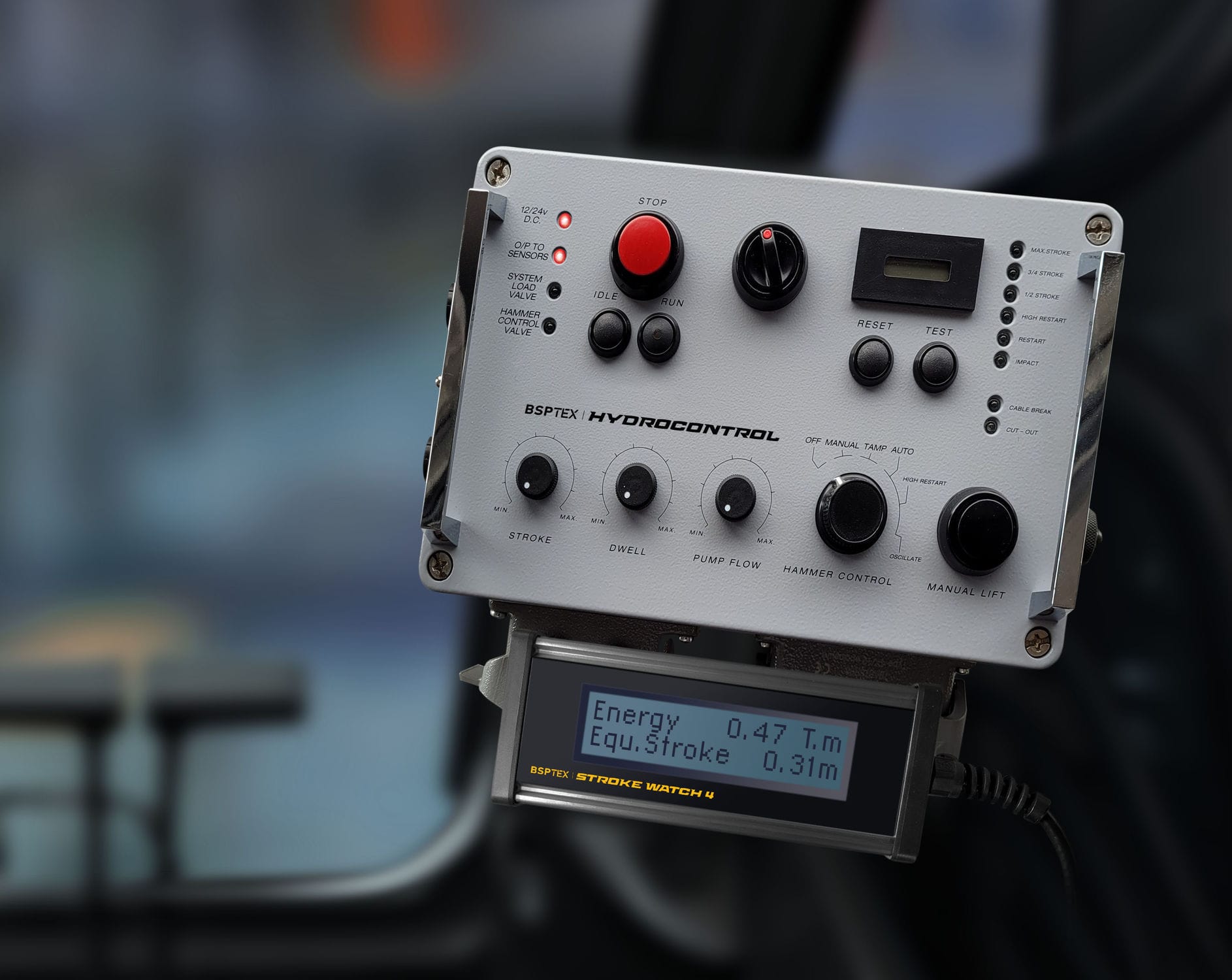 Hydraulic control - BSP International Foundations Limited - remote