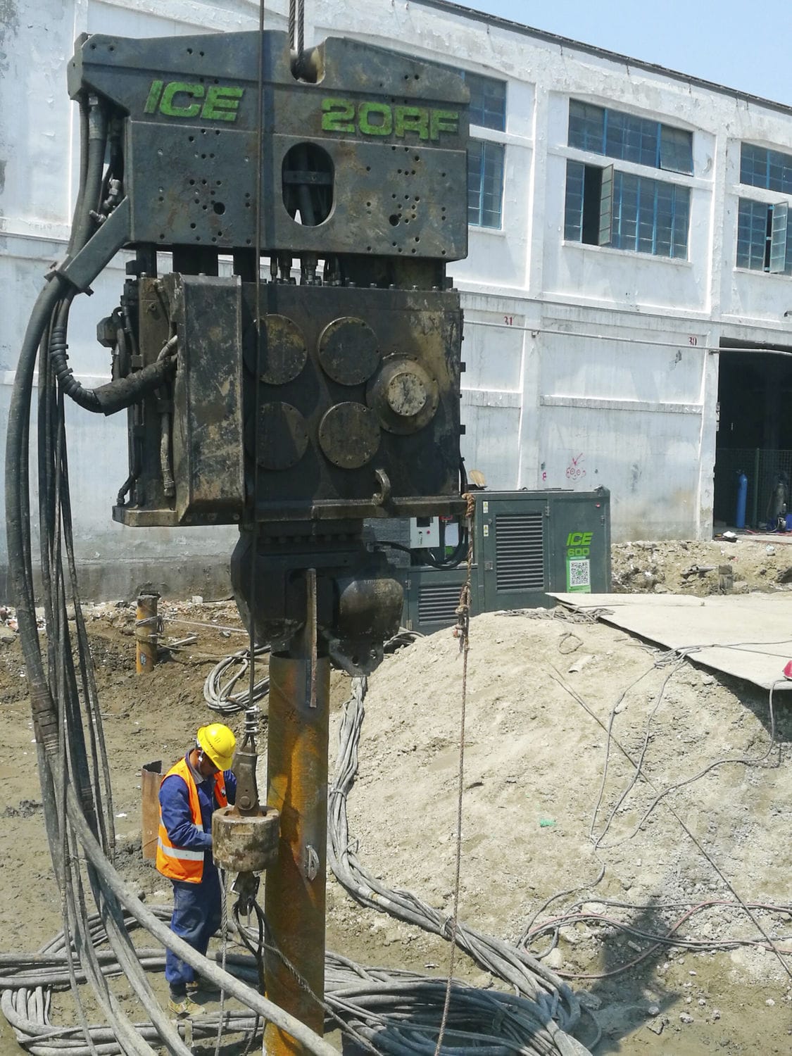 Vibratory pile-driving hammer - 20RF - International Construction ...