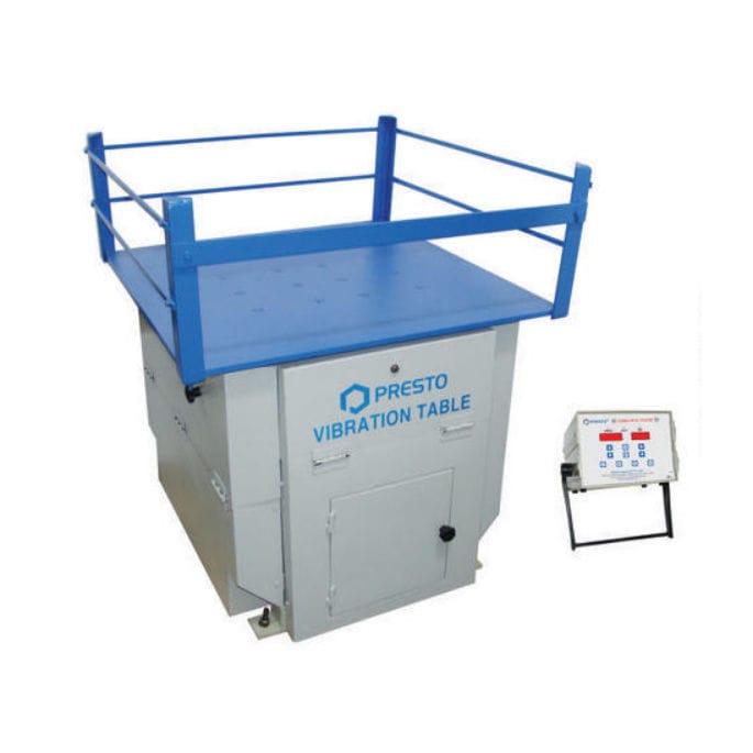 Vibrating table with timer - PVT-100 - Presto Stantest Pvt. Ltd.