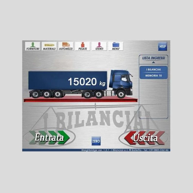 Weighing software - I Bilanciai Srl - for weighbridges