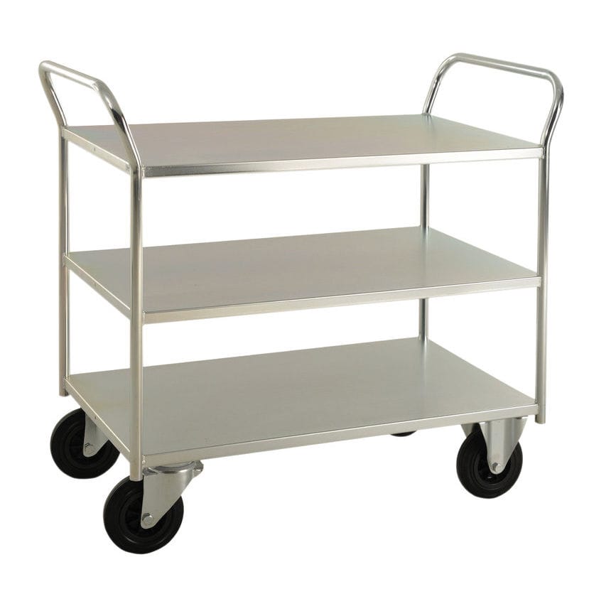 Transport cart - AKM 4127-EB - Arcawa GmbH - galvanised steel / 3 ...