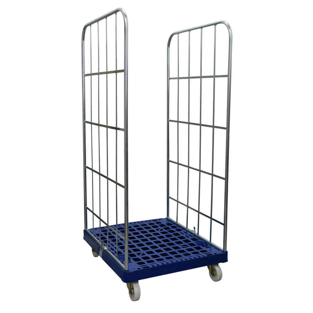 Shelf roll container - MRP070815-2S-BL - Arcawa GmbH - wire mesh / 2 ...